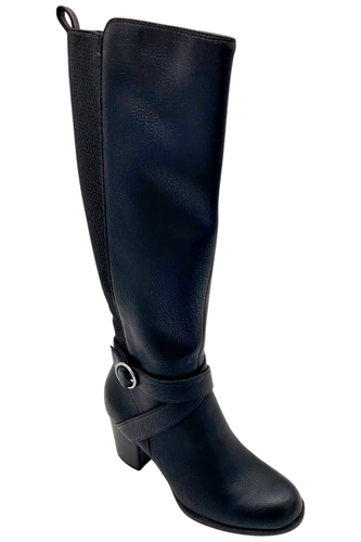 Naturalizer Women's Triya Medium Calf Knee High Boots Black | eBay