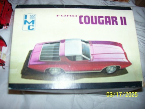 Vintage IMC Ford Couger II Built/Started Kit in Box Kit #103 | eBay