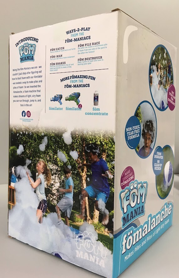 Fom Mania Fomalanche Foam Machine With Non Toxic Tear Free Foam Bubble ...