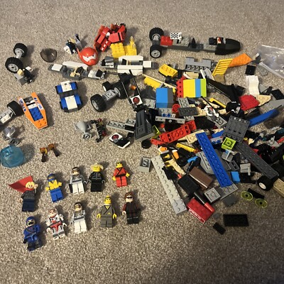 Lego Minifigures Lot Of 10 & Random Bricks | eBay