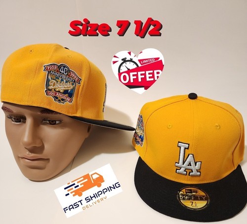 Los Angeles Dodgers 59FIFTY Hat Size 7 1/2 New Era Cap | eBay