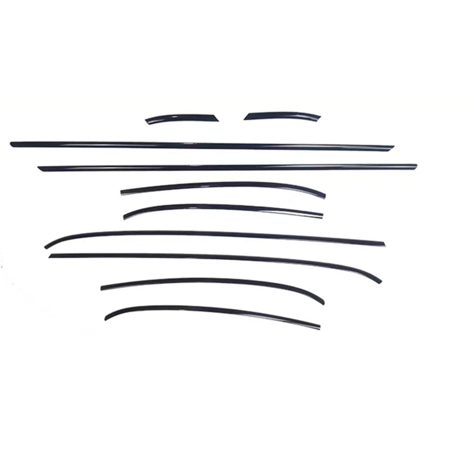 2007-2013 Mini Cooper R56 2 Door Chrome Black Window Moulding Trim Seal ...