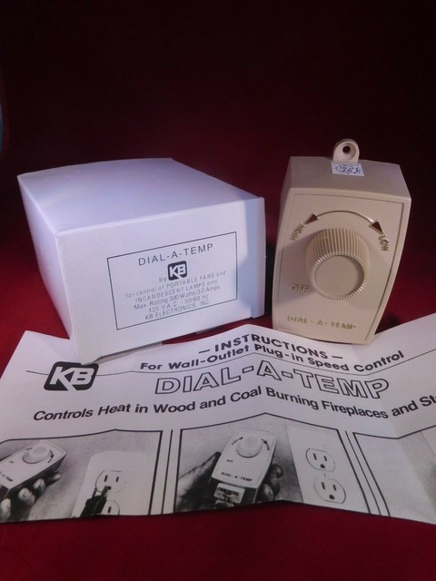 KB Dial-a-temp Plug in AC Fan Motor Control for sale online | eBay