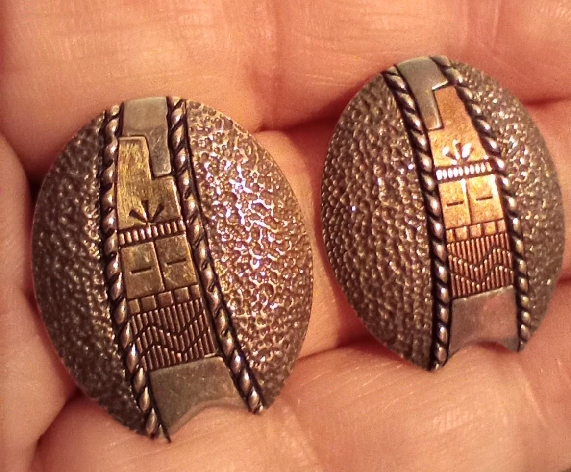 Navajo Roderick Tenorio RMT Carolyn Pollack Relios Sterling & 14K Gold ...