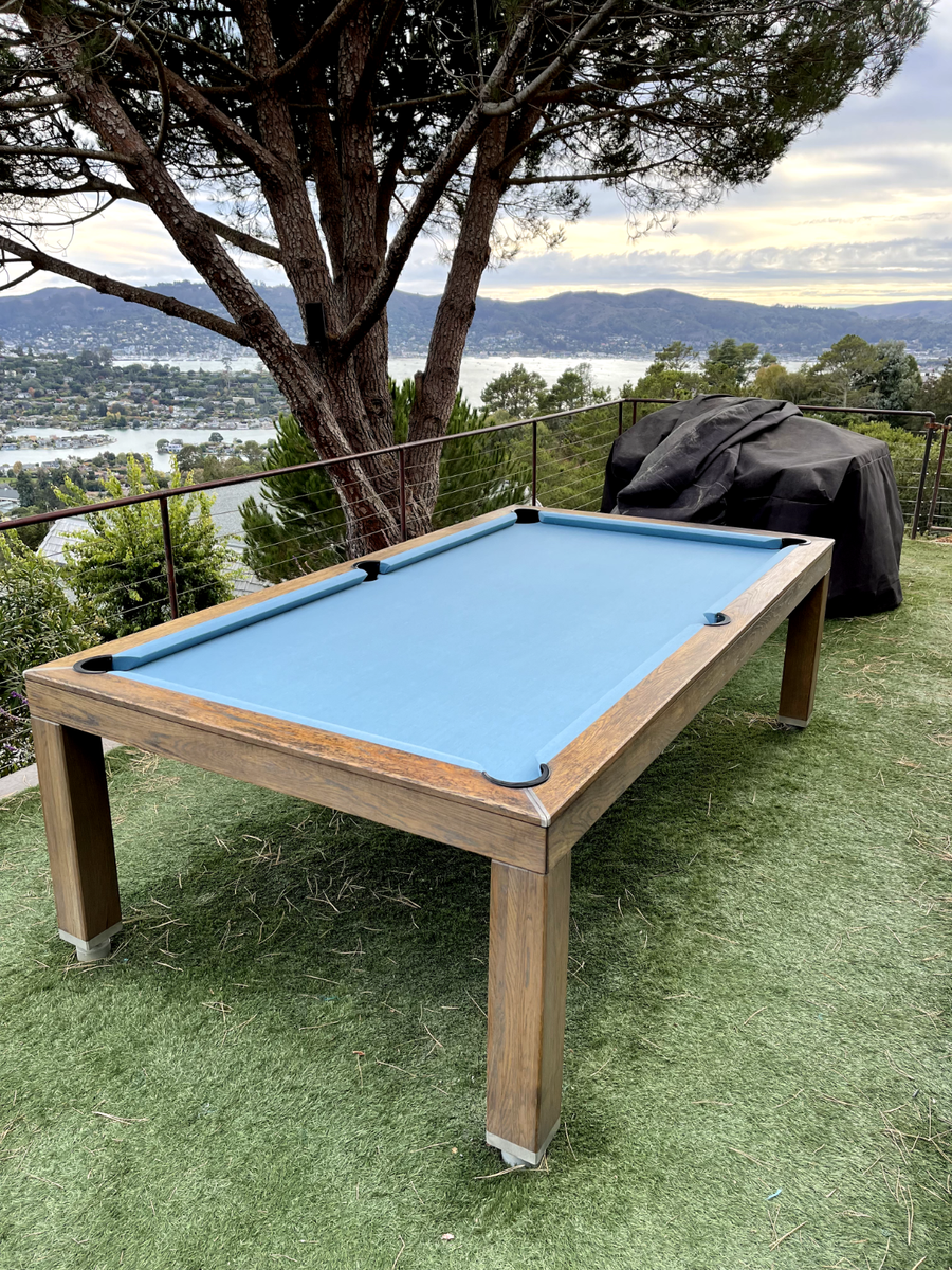Outdoor Convertible Pool Table Riley Neptune Outdoor Diner White