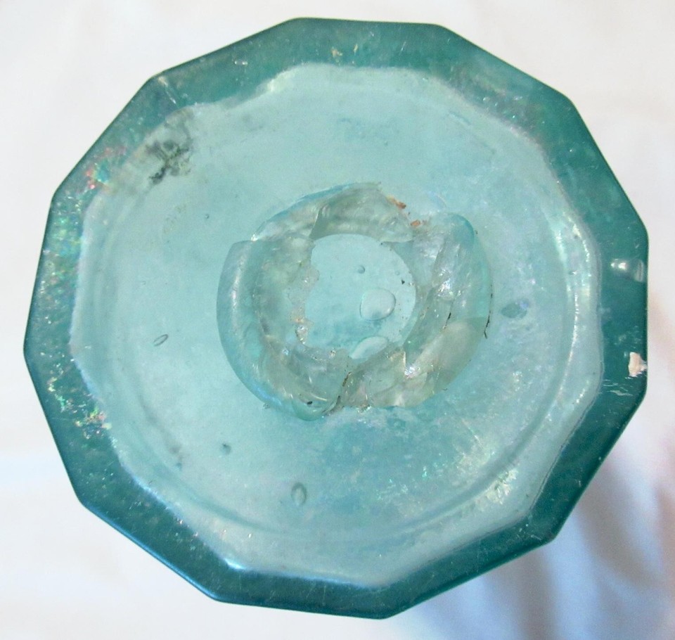 12 Sided Open Pontil Harrison's Columbian Patent Philadelphia Master ...