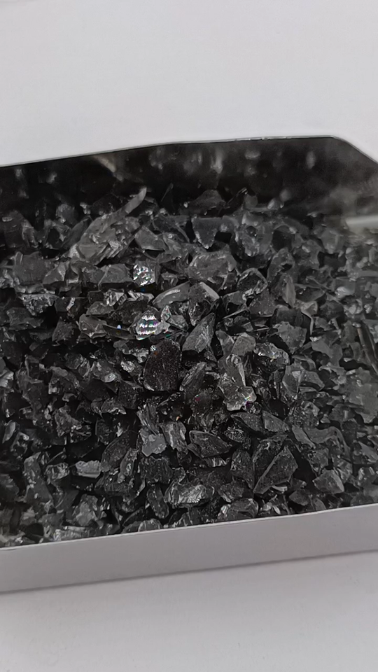 Black Obsidian Gemstone Coarse All Size Stone Healing Powder Woodwork ...