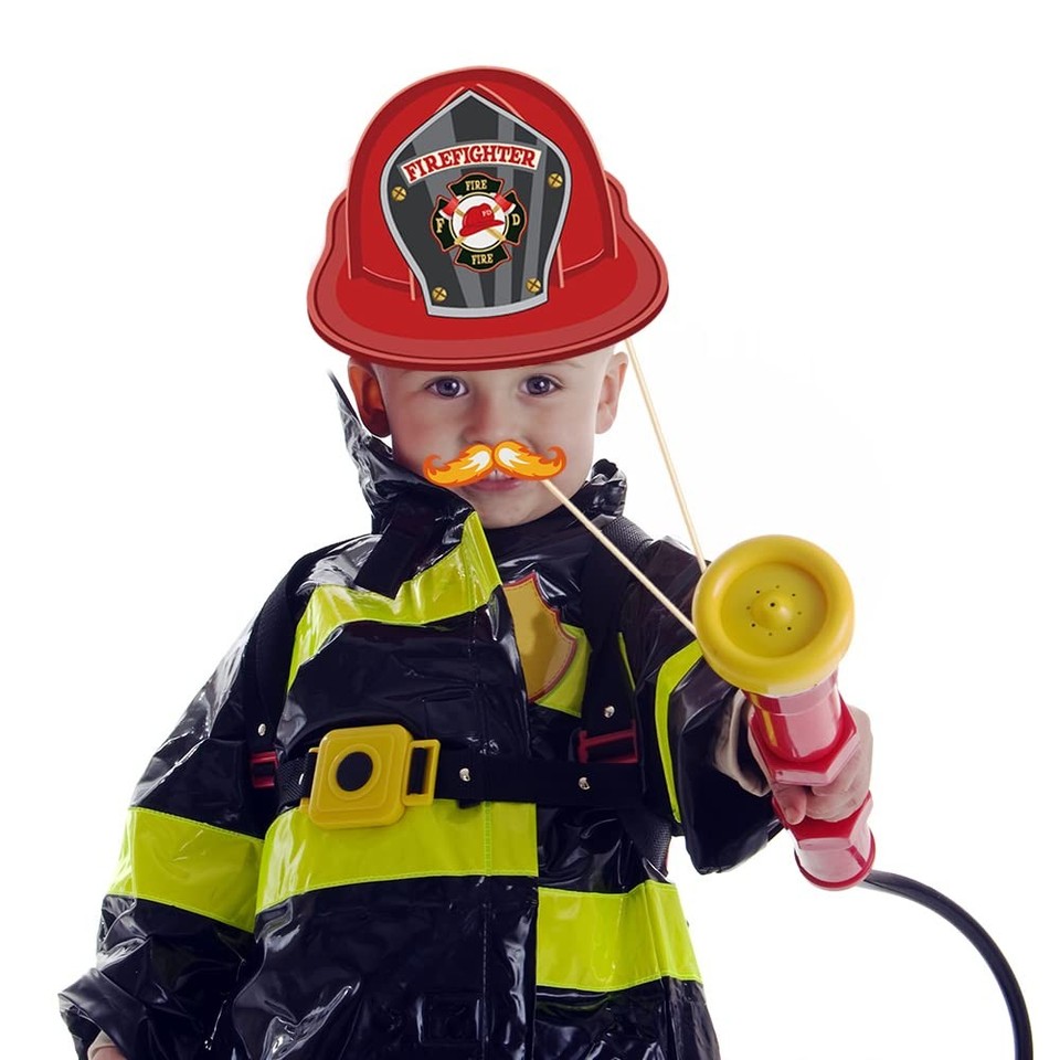 Firefighters Themed Photo Booth Props 25pcs Firefighters Photo Booth ...