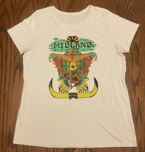 Vintage Midland Band T-shirt Short Sleeve All Size S to 5XL NZ026 | eBay