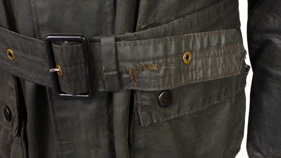 Vintage 1970's Barbour Black International A78 Metro Police Jacket Sz ...