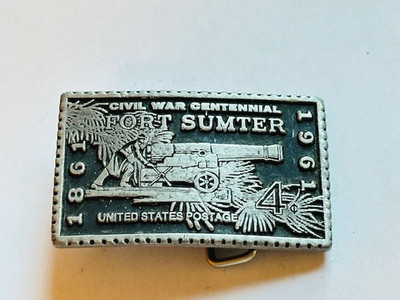 Belt Buckle - Fort Sumter Civil War Centennial ( 1861 - 1961 ) | eBay