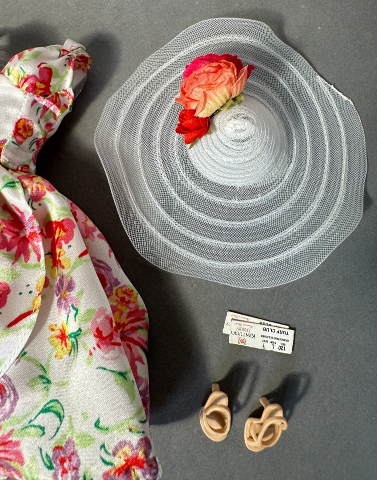 2009 Kentucky Derby Barbie Doll outfit with Hat & Heels | eBay