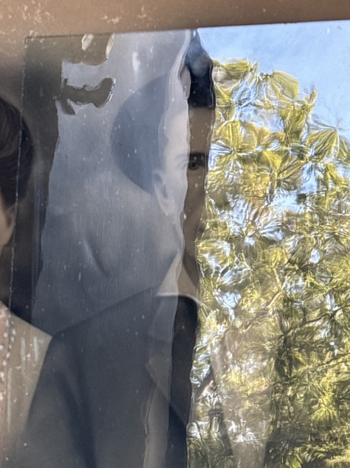 Antique Wavy Glass Panel 14"x10" Frame Replacement Glass Window Pane #K ...