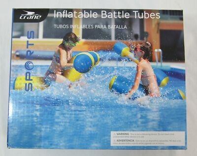 Crane Sports Inflatable Battle Tubes Set - Includes 2 Rider Tubes & 2 ...