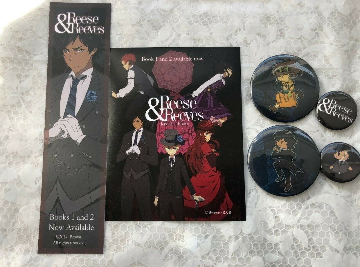 Anime Con 2019 Reese and Reeves Overture Earl and Thief Buttons ...