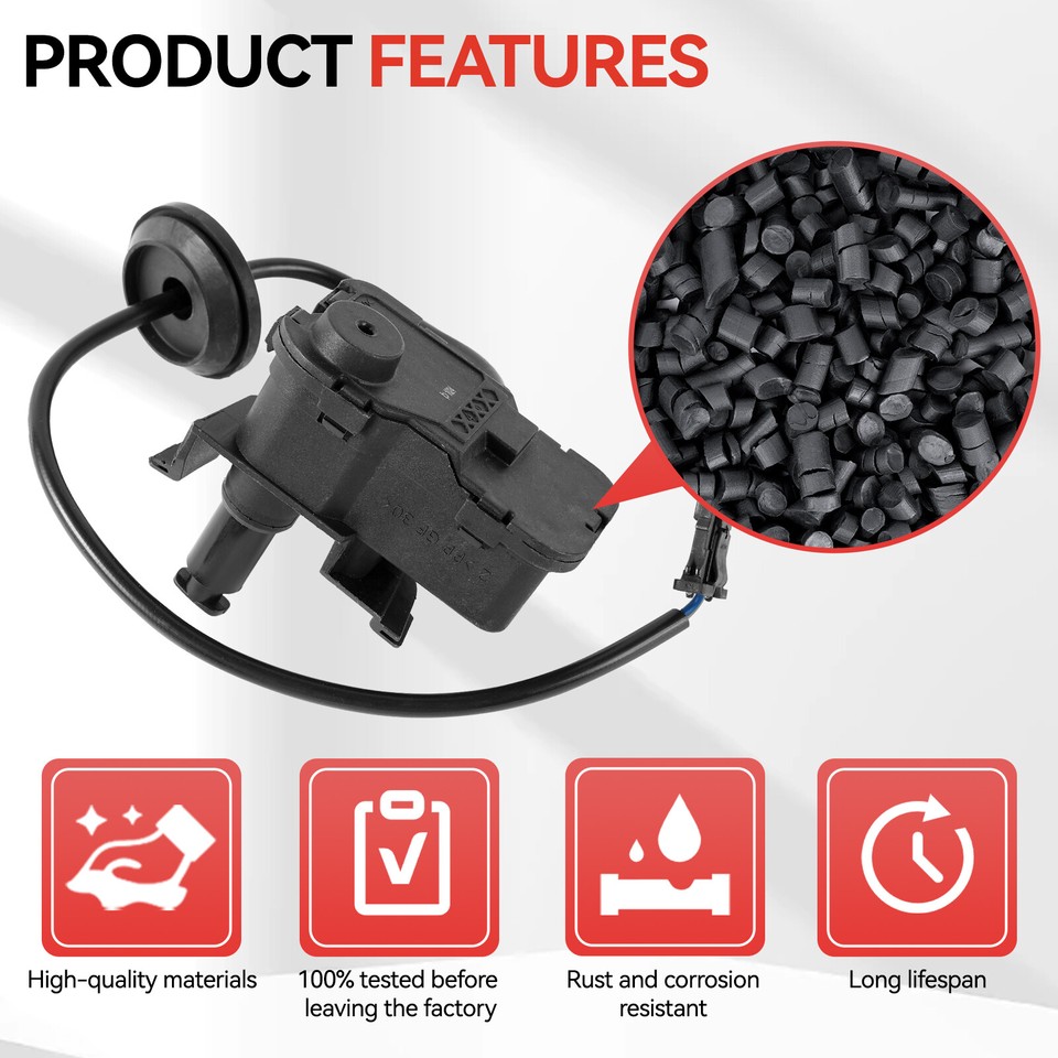 6R0810773F For VW Polo V 6R 09- Fuel Cap Door Tank Flap Actuator ...
