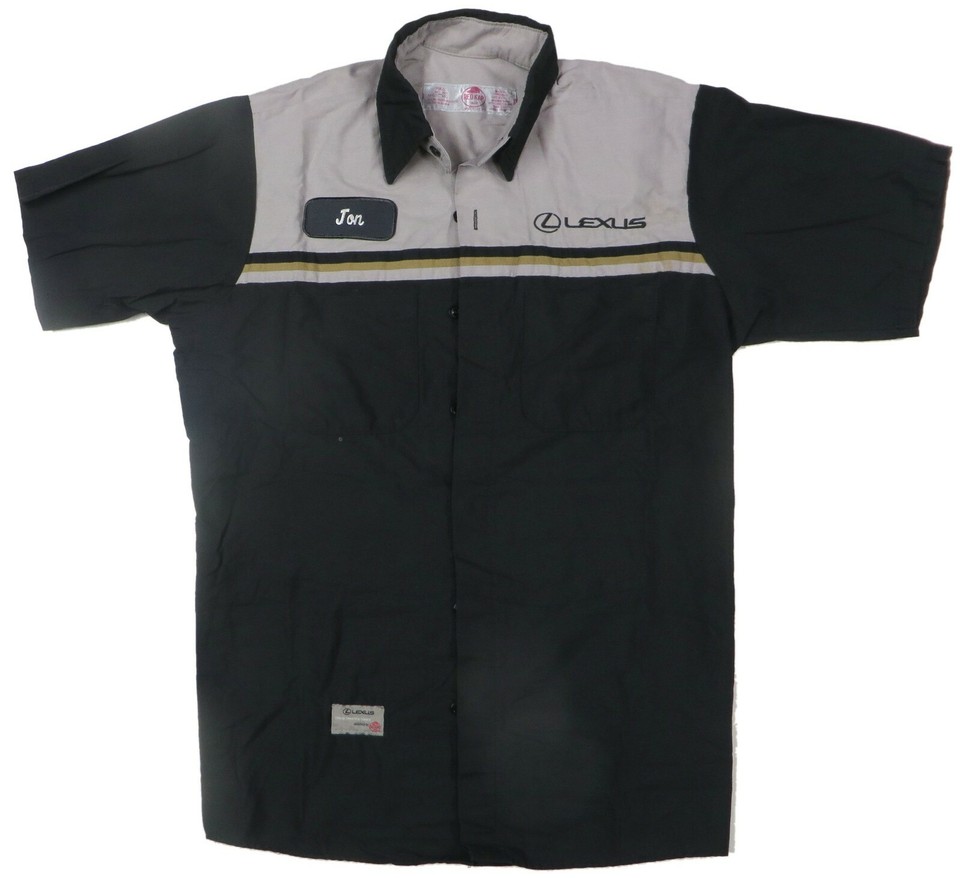 Red Kap Mechanic Technician Uniform Mens Work Shirts Automotive ...