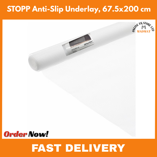 Carpet STOPP Anti-Slip Rug Underlay Matting Easy Cut & Fold All Sizes ...