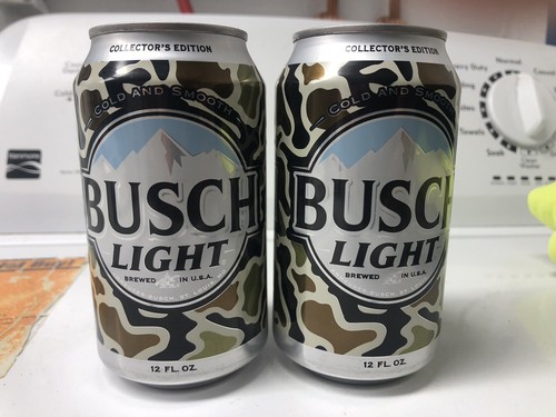 2 Busch Light 2024 Camo Cans *BOTTOM EMPTY | eBay