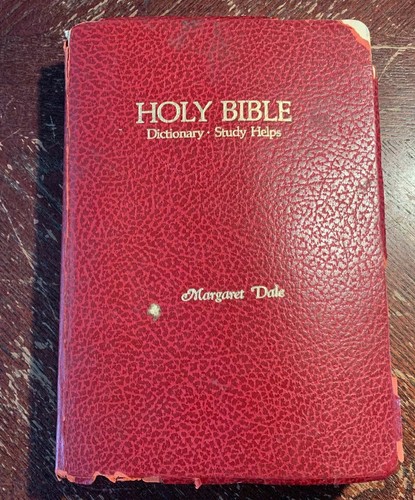 King James Version KJV Holy Bible Dictionary Study Helps Red Letter ...