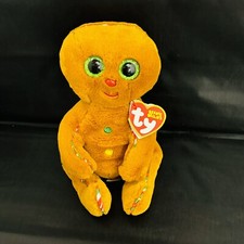 Crispin the Gingerbread Man - Beanie Bellies - Beaniepedia