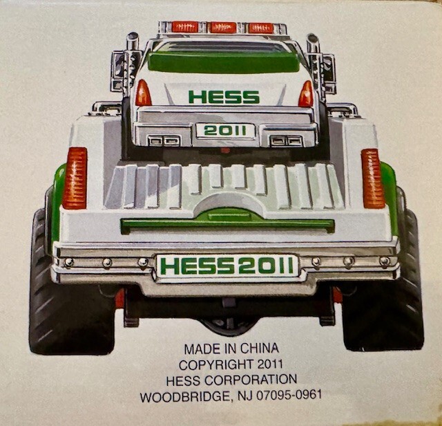 Hess Truck Lot of 3 new collectibles 1990, 1997, 2011 all in mint ...