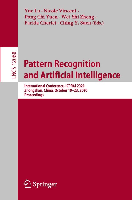 Pattern Recognition And Artificial Intelligence von Farida Cheriet Pong ...