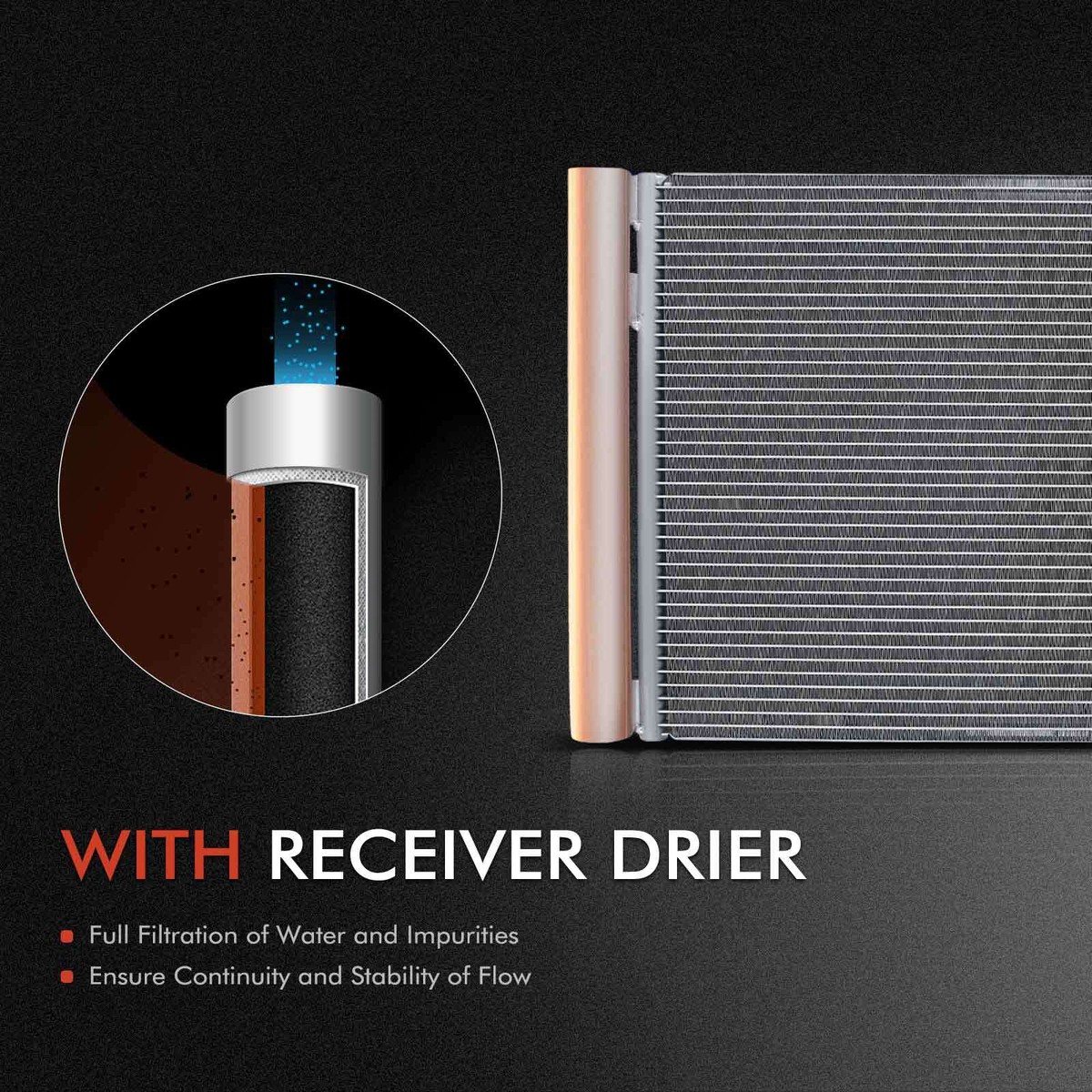 AC A/C Condenser For Land Rover Discovery L319 Range Rover Sport L320 2
