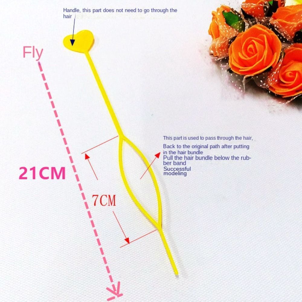 Hearted Shape Quick Beader Rhinestones Hair Braids Beads Girls Braids ...