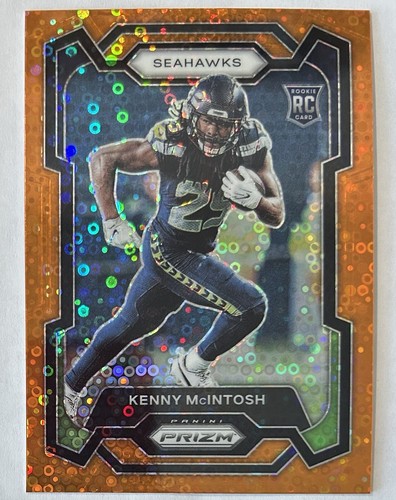 2023 Panini Prizm Kenny McIntosh Rookie Card RC Orange Disco #391 ...
