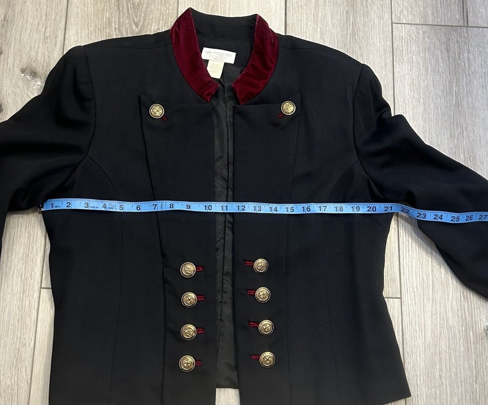 Lew Magram Collection Jacket Military Nautical Rock Glam Open Jacket ...