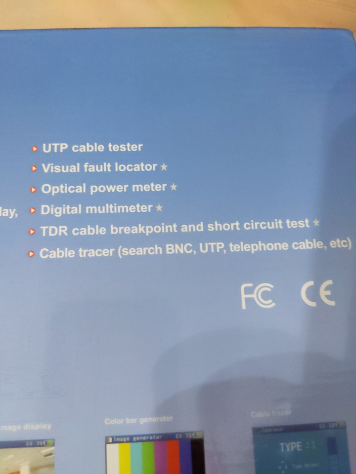 3.5" HD CCTV Test Monitor, Network IP Scanner, CAT5 Cable PoE Tester ...