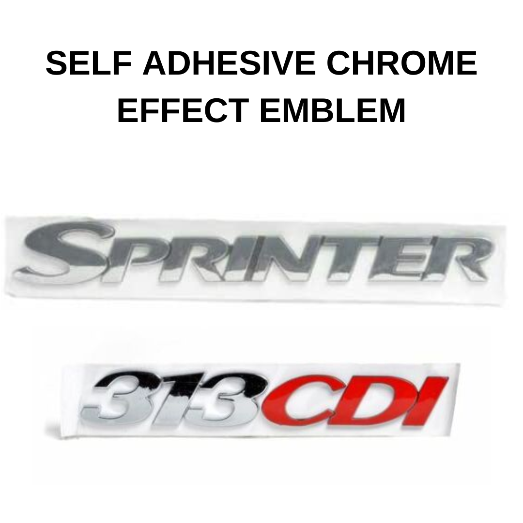 Mercedes Sprinter 2006+ Self Adhesive Badge " Sprinter & 313 CDI ...