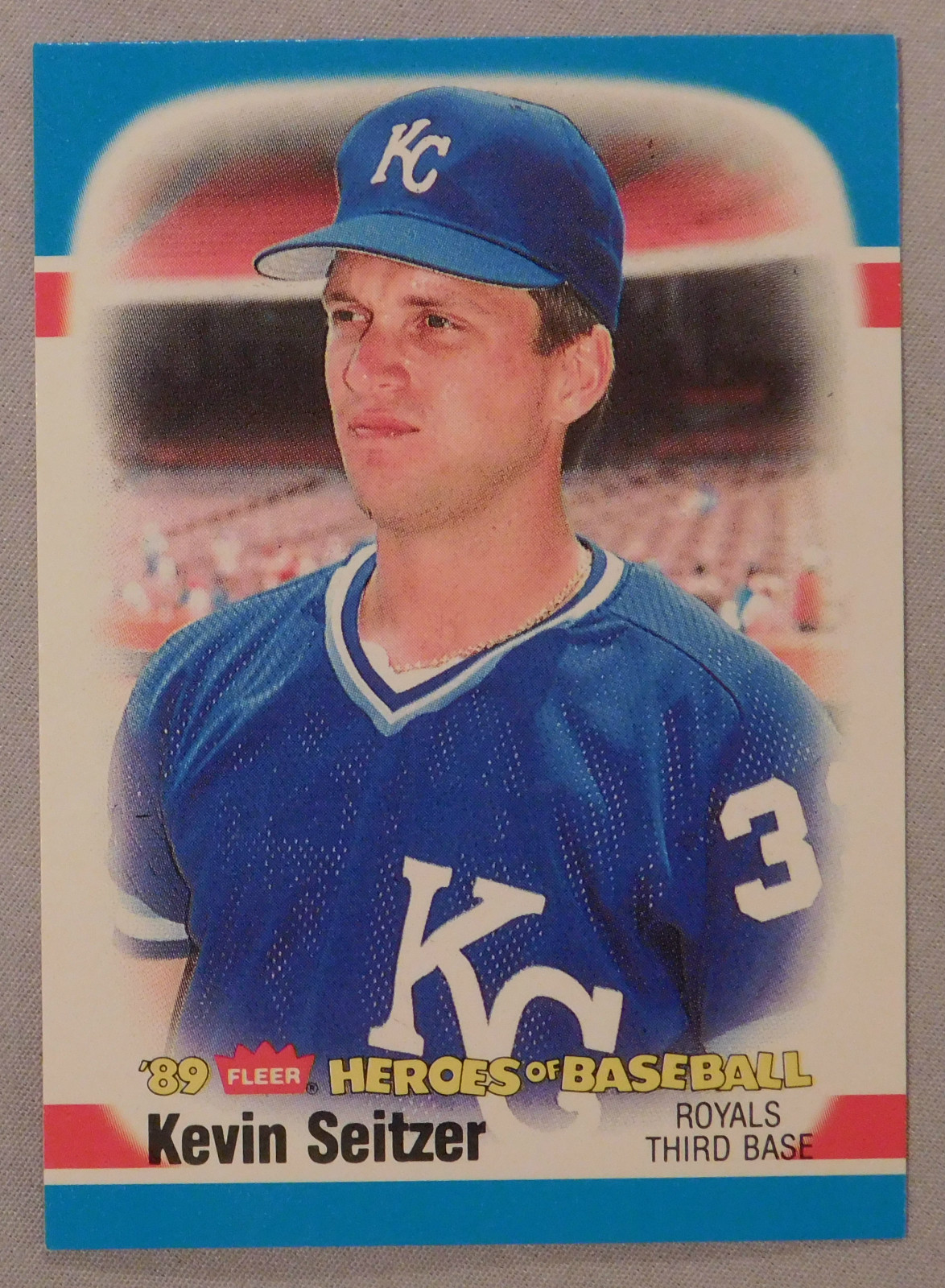 1989 Heroes of Baseball Kevin Seitzer Royals Baseball Card | eBay