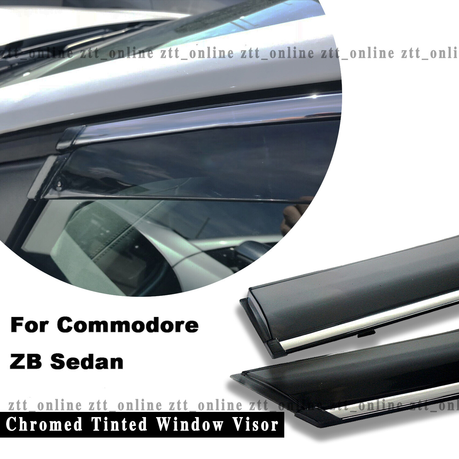 Weathershields Weather Shields Window Visors for Holden Commodore ZB ...