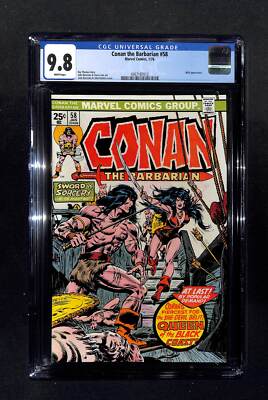 Conan #58 CGC 9.8 Belit Appearance Classic Marvel Comic Book Story ...
