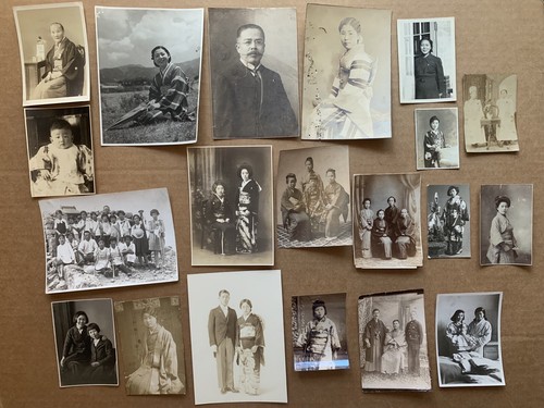 RARE 1900s 20 Japanese Old Photos / Portraits of People Doll Geisha ...