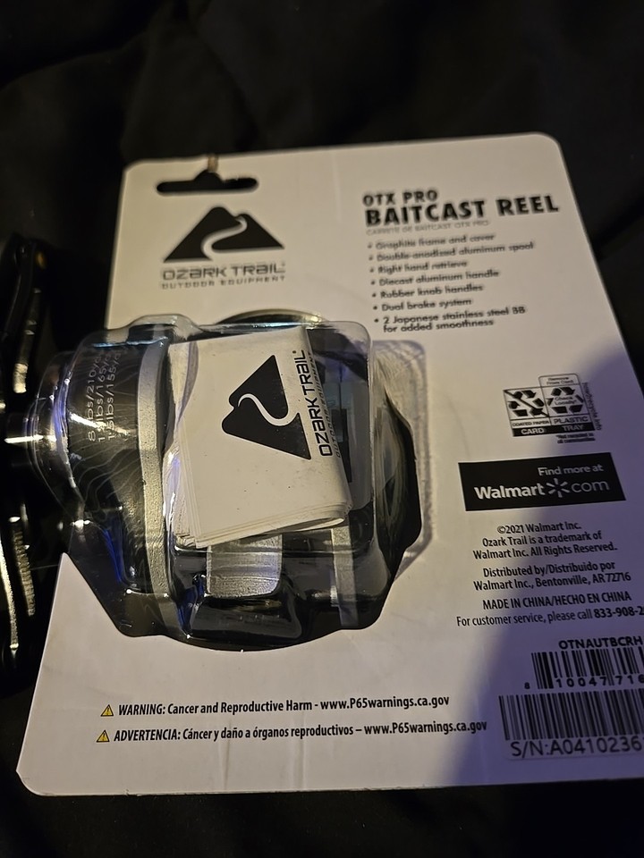 Ozark Trail OTX Pro Baitcast Fishing Reel 7+1 BB 7.0:1 Gear Ratio | eBay