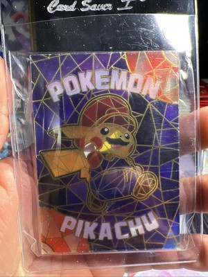 Pokémon Chinese Elf Eif Origin Collection Pikachu Stained Glass Card ...