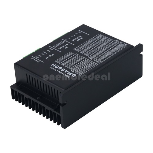CNC DMA860H 7.2A Stepper Motor Driver DC 24-80V for 86 110 2-Phase Step ...