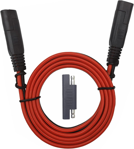 SAE to SAE Connector Extension Cable - 4Ft 12V-24V Battery Charging ...