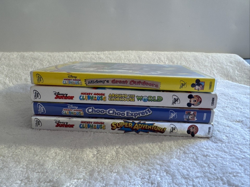 Mickey Mouse Clubhouse Lot of 4 Used DVDs Disney Junior | eBay