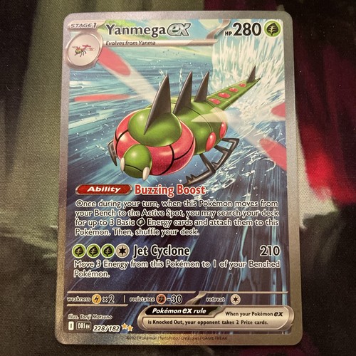 Yanmega ex 228/182 Destined Rivals Pokemon TCG Secret Illustration Rare ...