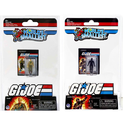 World's Smallest G I Joe (2 Pack) Duke and Snake Eyes | eBay