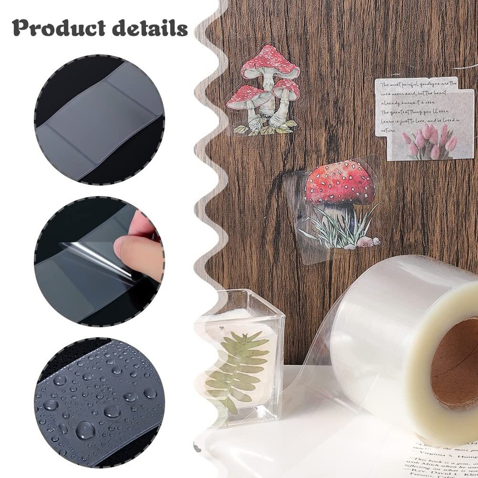 500 PCS Label Protectors, Clear Label Protectors Waterproof Clear ...