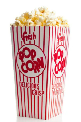 Display Faux Food Prop Buttered Movie Popcorn New | eBay