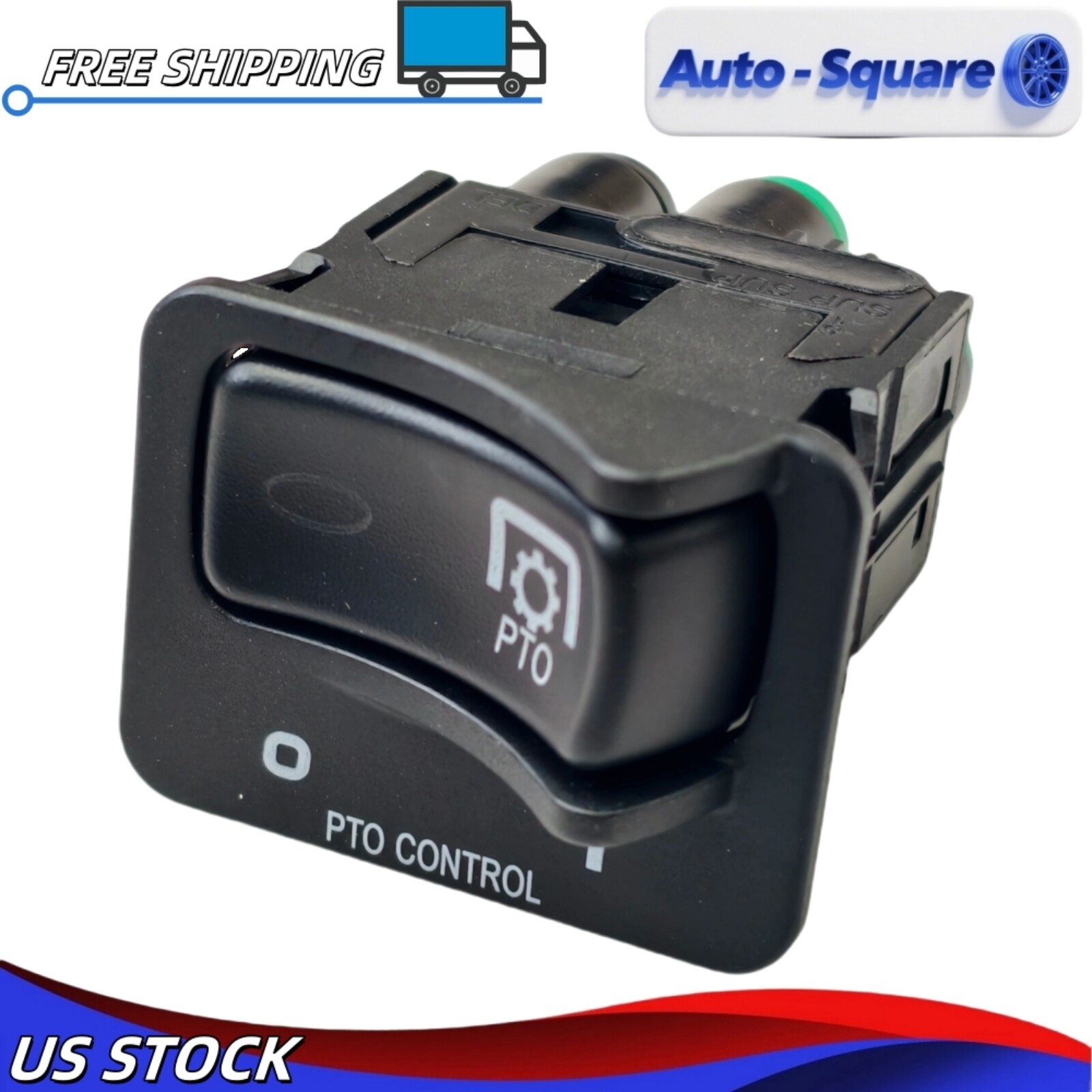 For Peterbilt G90-6022-004BN Air Rocker Valve PTO Control Switch US ...