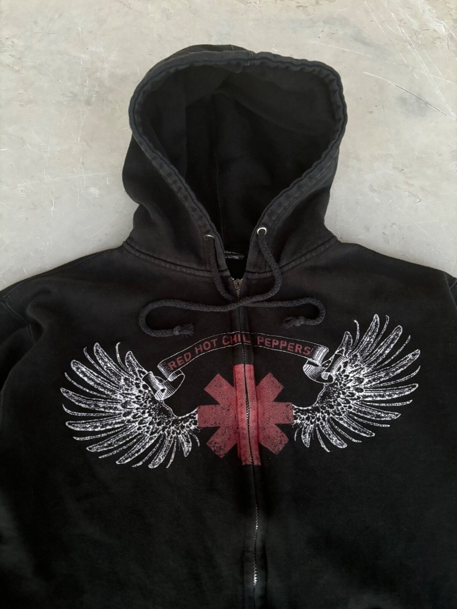 Red Hot Chili Peppers Zip Up Hoodie Size Large Vintage Y2K Red Hot Chili Peppers Zip Up Hoodie Size Large Vintage Y2K