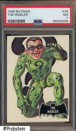 1966 Batman Set-Break # 36 The Riddler PSA 7 NM | eBay