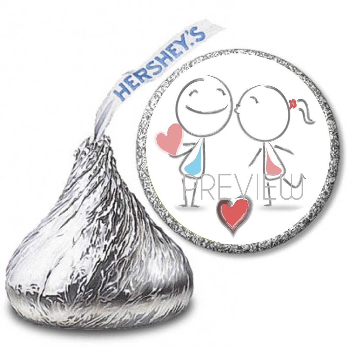 Custom Hershey Kisses Labels